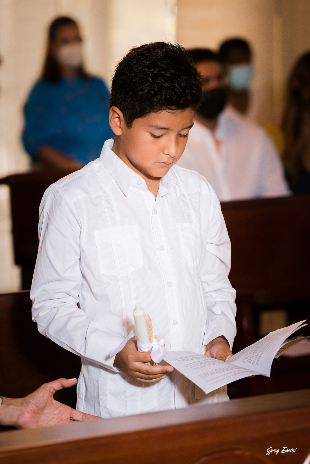 Photos of the first communion of María José and Mateo in Santo Domingo ...
