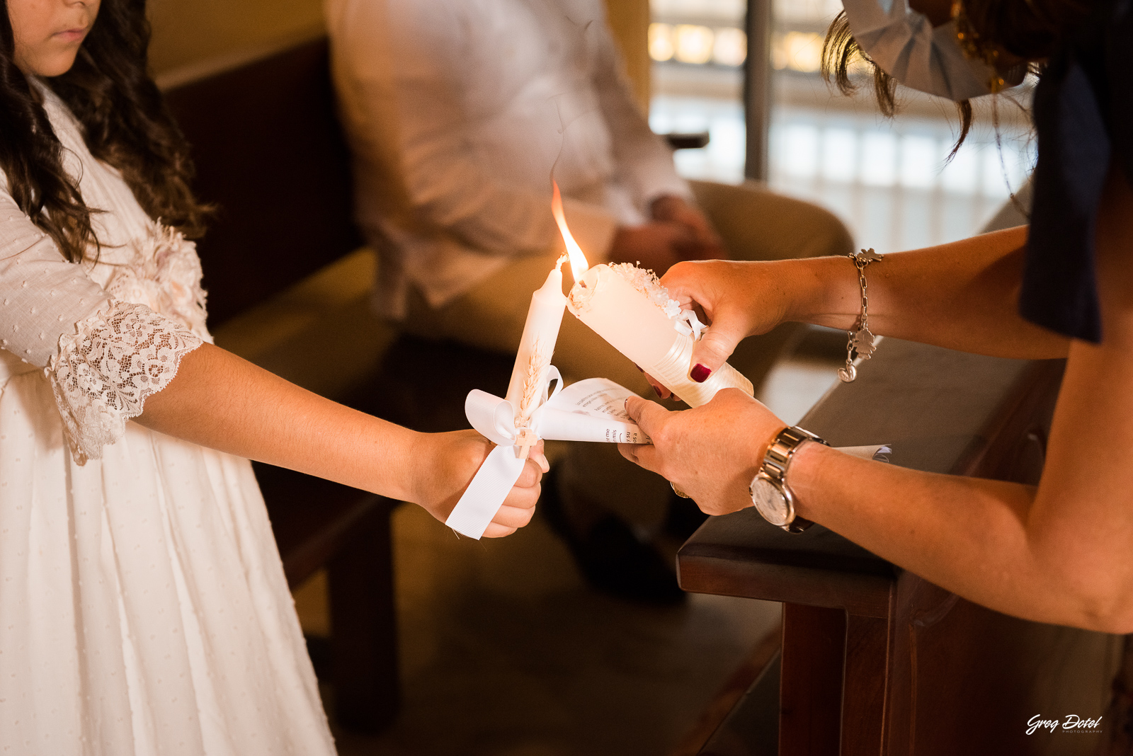 Photos of the first communion of María José and Mateo in Santo Domingo ...