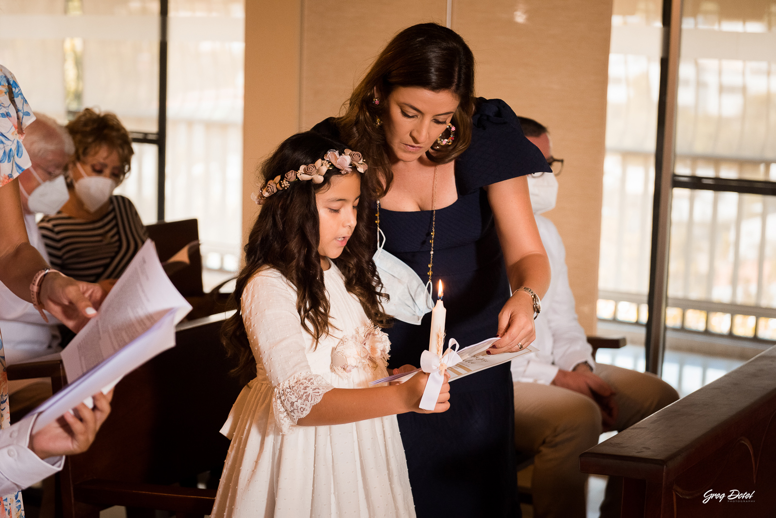 Photos of the first communion of María José and Mateo in Santo Domingo ...